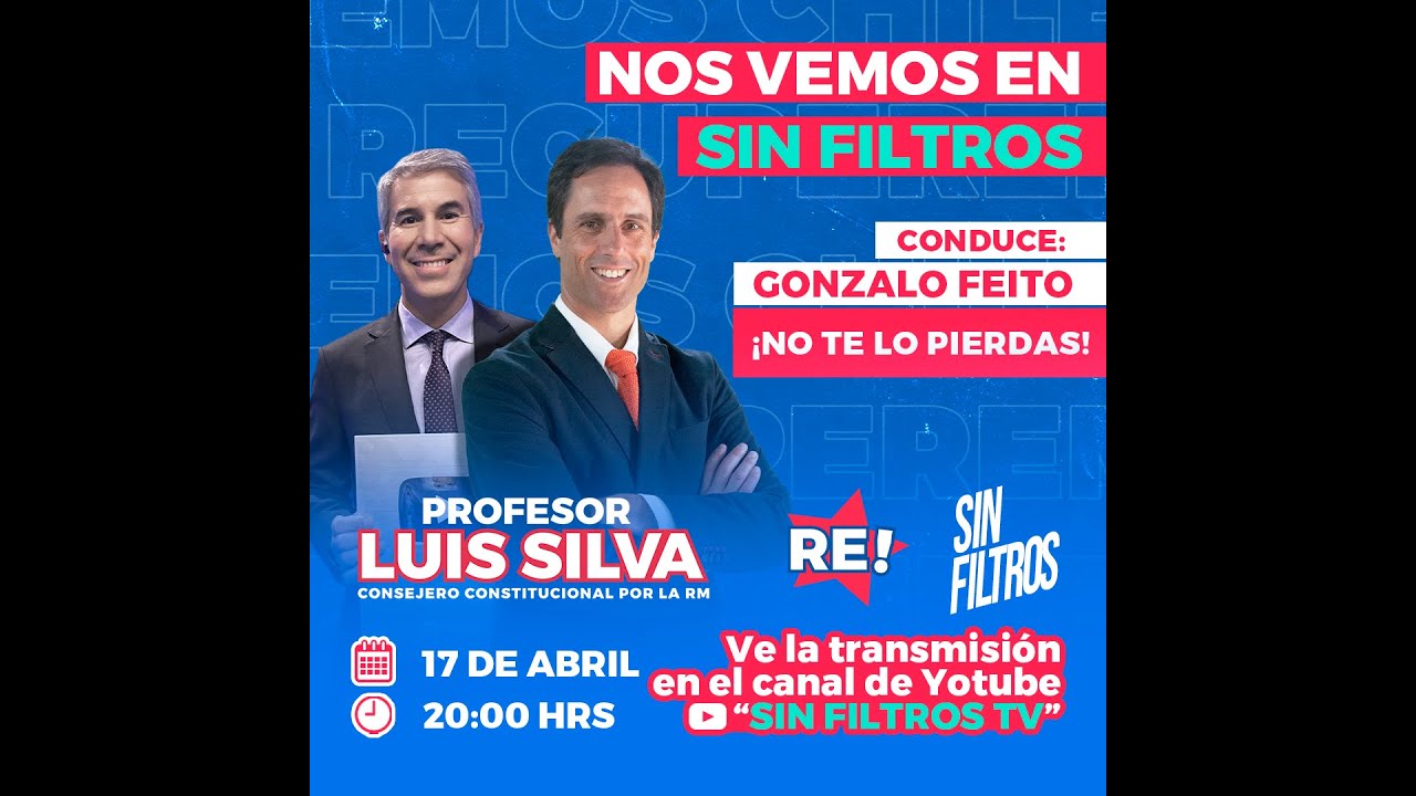 Profesor Silva en Sin Filtros ¡Imperdible! #ConsejeroLuisSilva # ...