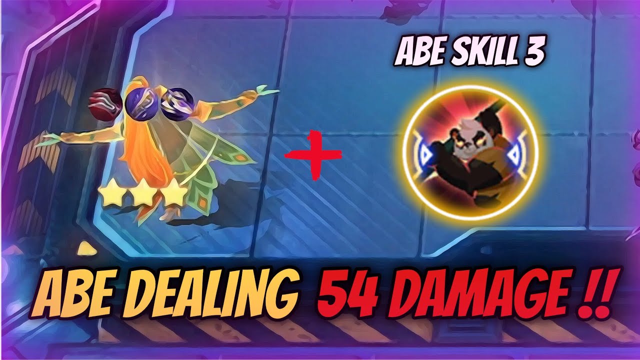 THE SCARIEST COMMANDER ABE SKILL 3 DEALING THE EXTRA BIG DAMAGE ...