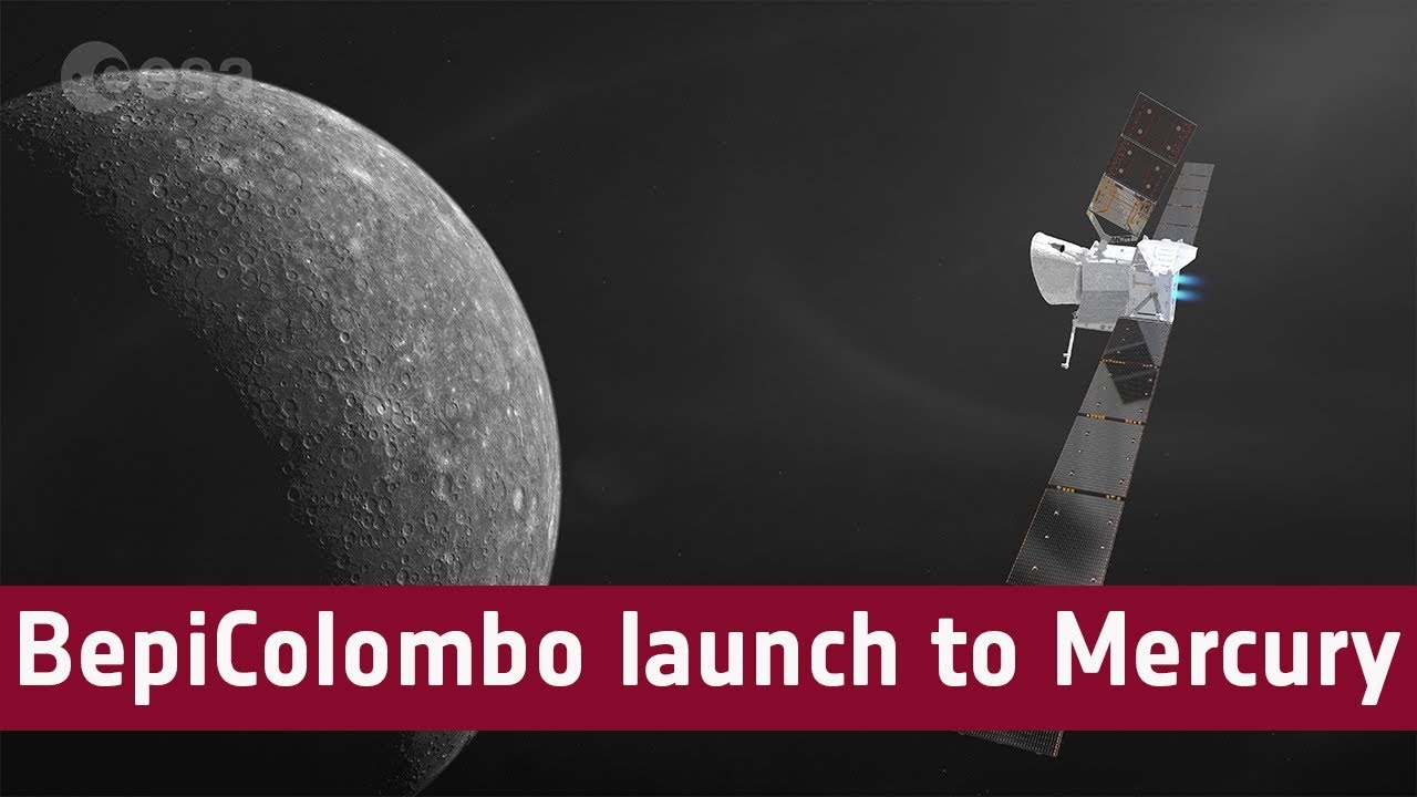 BepiColombo launch to Mercury - YouTube
