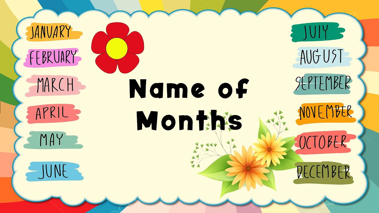 Learn Months Of The Year!! Name Of The Months!! #runaikids #months # ...