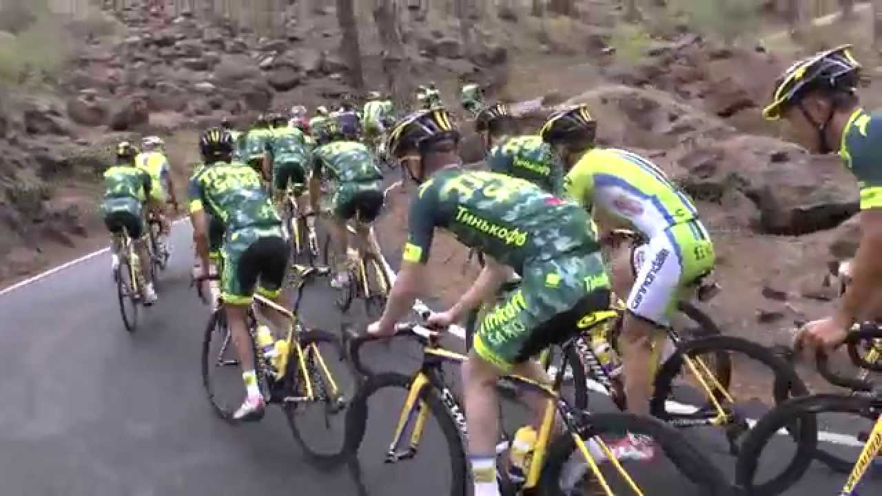 Tinkoff-Saxo face the mountains - Training Camp, Day 2 - YouTube