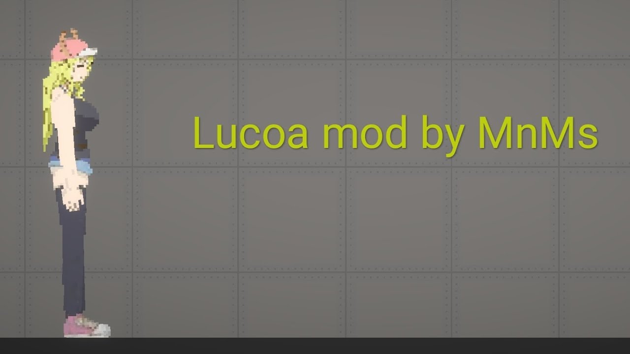 Melon Playground Lucoa mod by me - YouTube