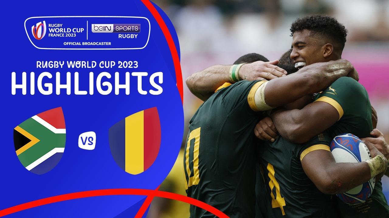 South Africa 76-0 Romania | Rugby World Cup 2023 Highlights - YouTube