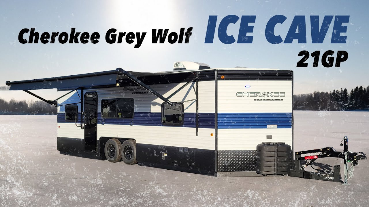 An Affordable Ice Fishing Shanty & Camper - Cherokee Ice Cave 231GP ...