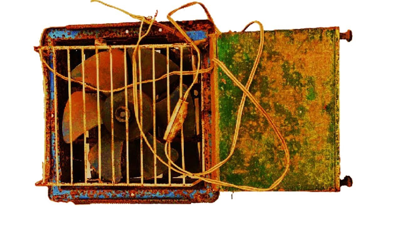 Restoration very old Japanese electric fans | Restore antique fan ...