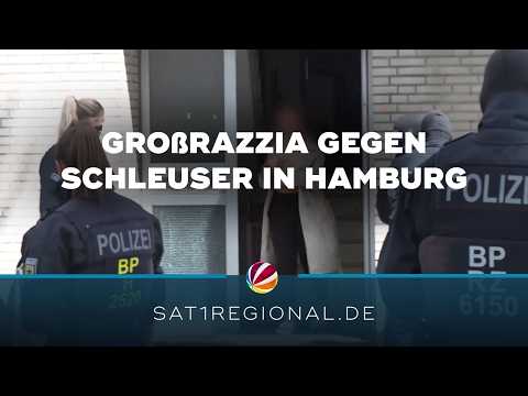 Razzia gegen Schleuser in Hamburg: 54-Jähriger festgenommen