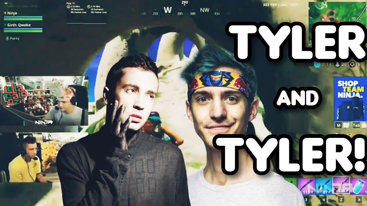 Ninja & Tyler Joseph Funny moments While playing fortnite! - YouTube