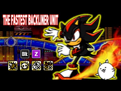 Shadow & Cat Review (Sonic Collabs Uber), The Fastest Backliner in The Battle Cats History