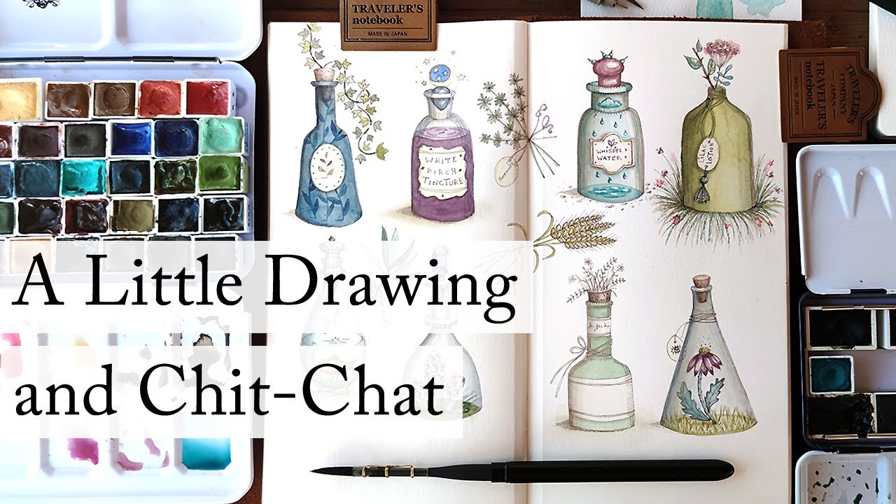A Little Drawing and Chit-Chat Session ☺️ 🎨 ️ - YouTube