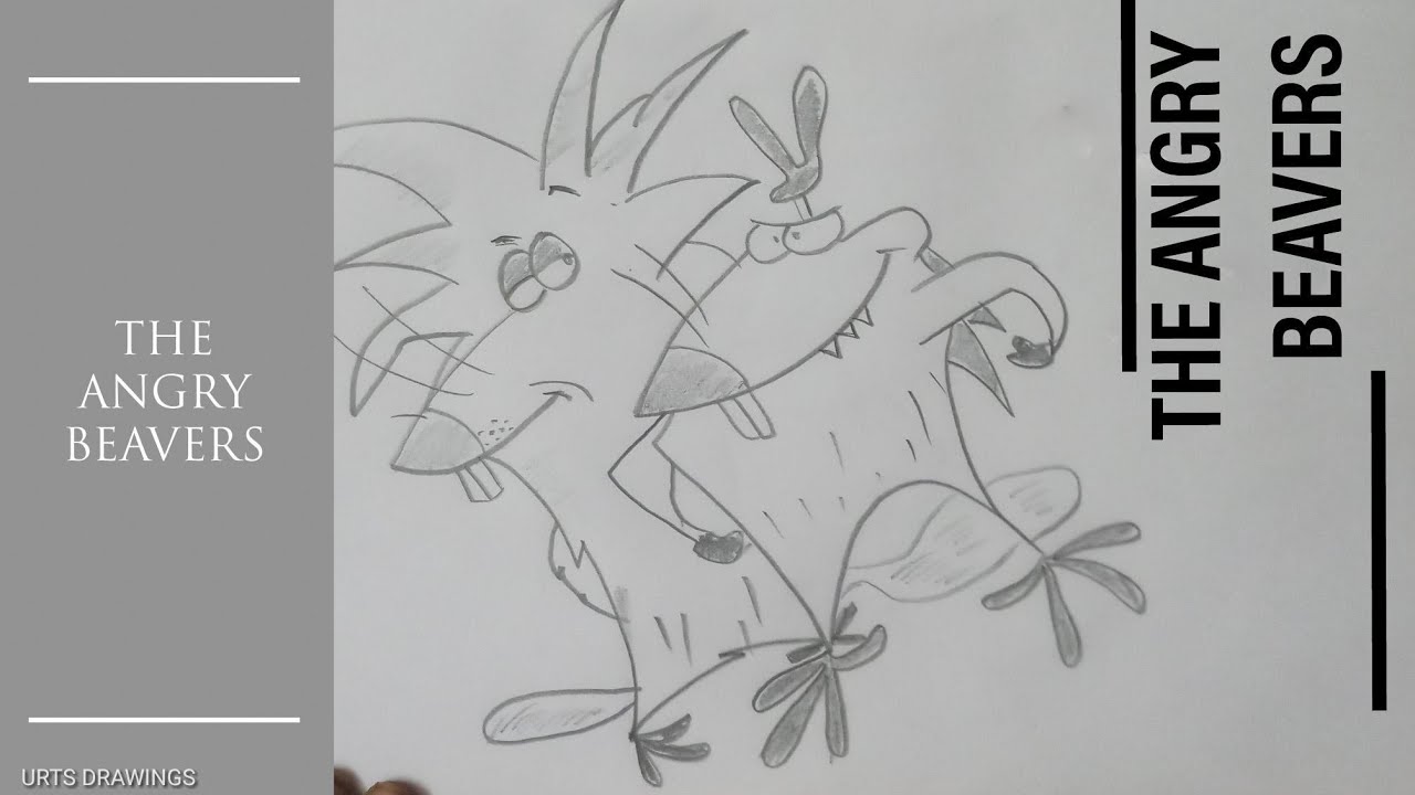 Draw The Angry Beavers easy - YouTube