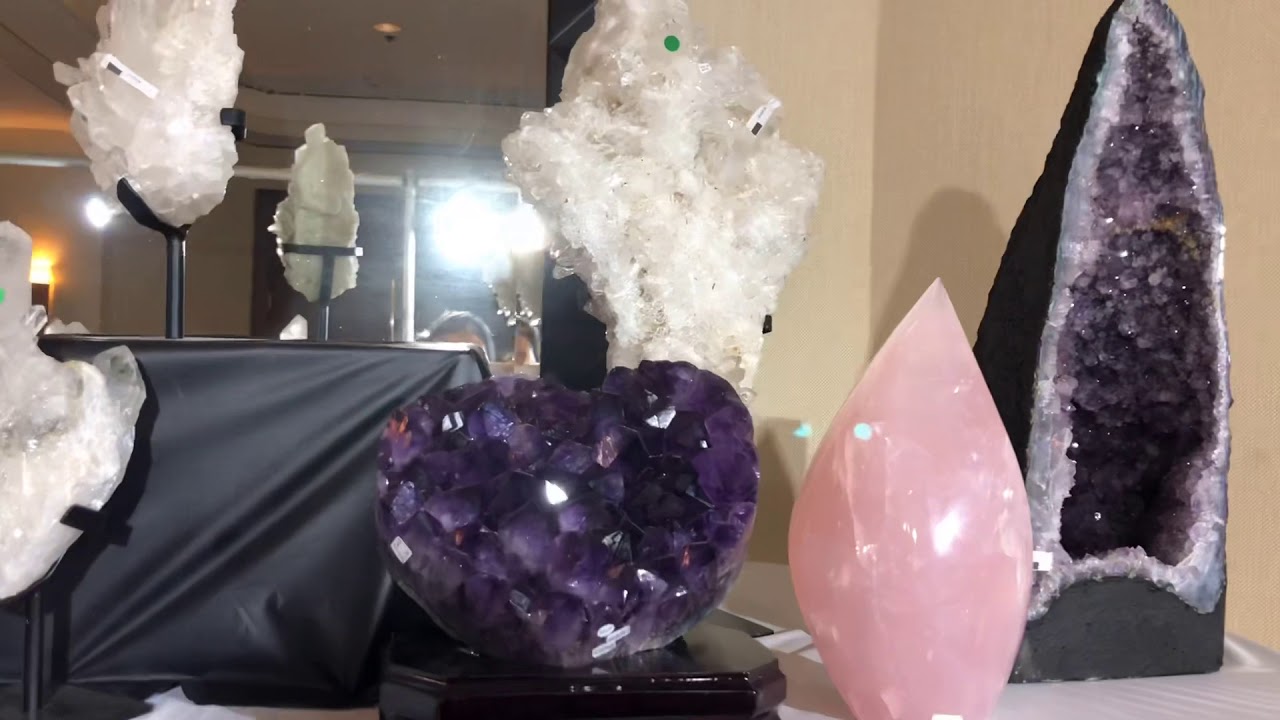 Enjoying the jewelry, gemstones and crystals at the International Gem ...