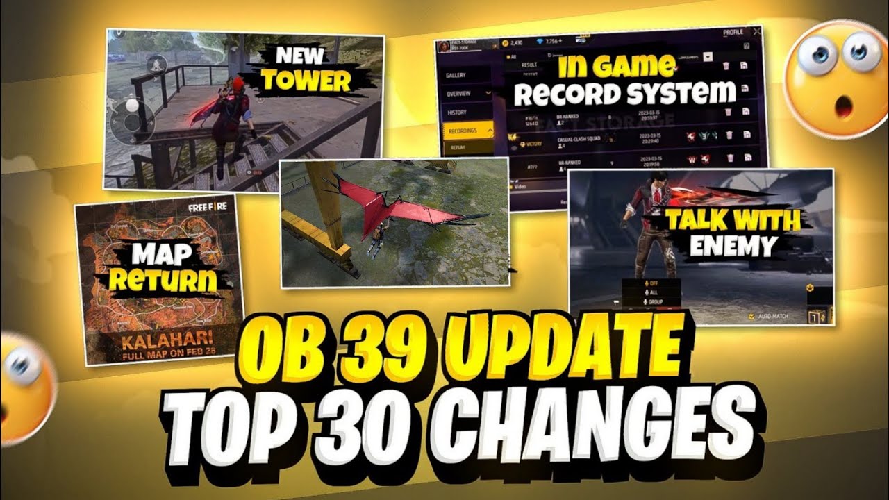 CONFIRM - OB39 Changes After update Old Free Fire Return 😱 Old Update ...