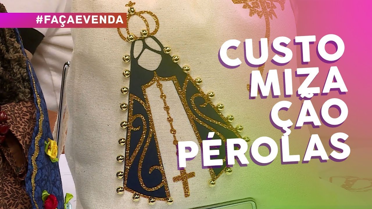 Customização com pérolas por Sandra Scheel - YouTube