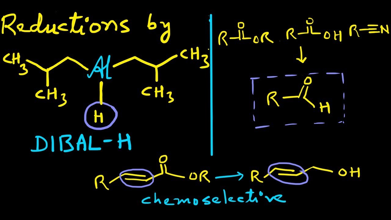Reduction of ester, carboxylic acid and nitrile to aldehyde by DIBALH ...