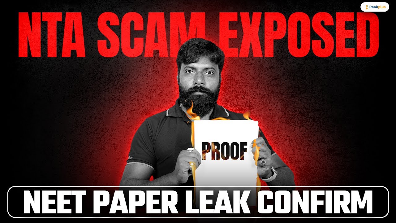 NEET Paper Leak Confirm With PROOF | NTA Scam Exposed | NTA Scam 2024 ...