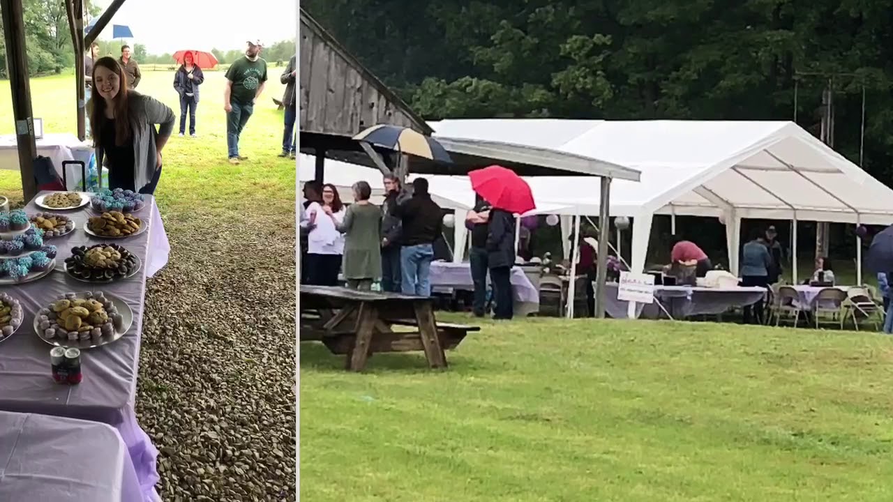 Backyard Wedding Cookout