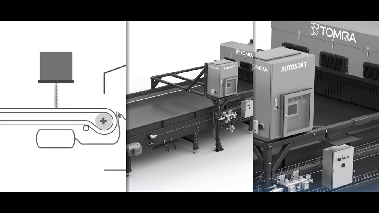 Sorting of PET Bottles vs Trays - YouTube