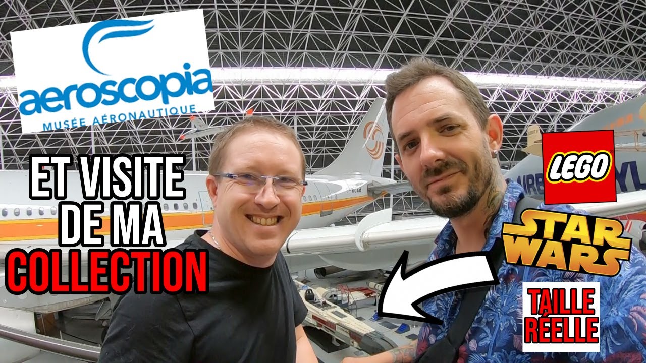 NOTRE COLLECTION + VISITE DU MUSÉE AEROSCOPIA - x-wing lego taille ...