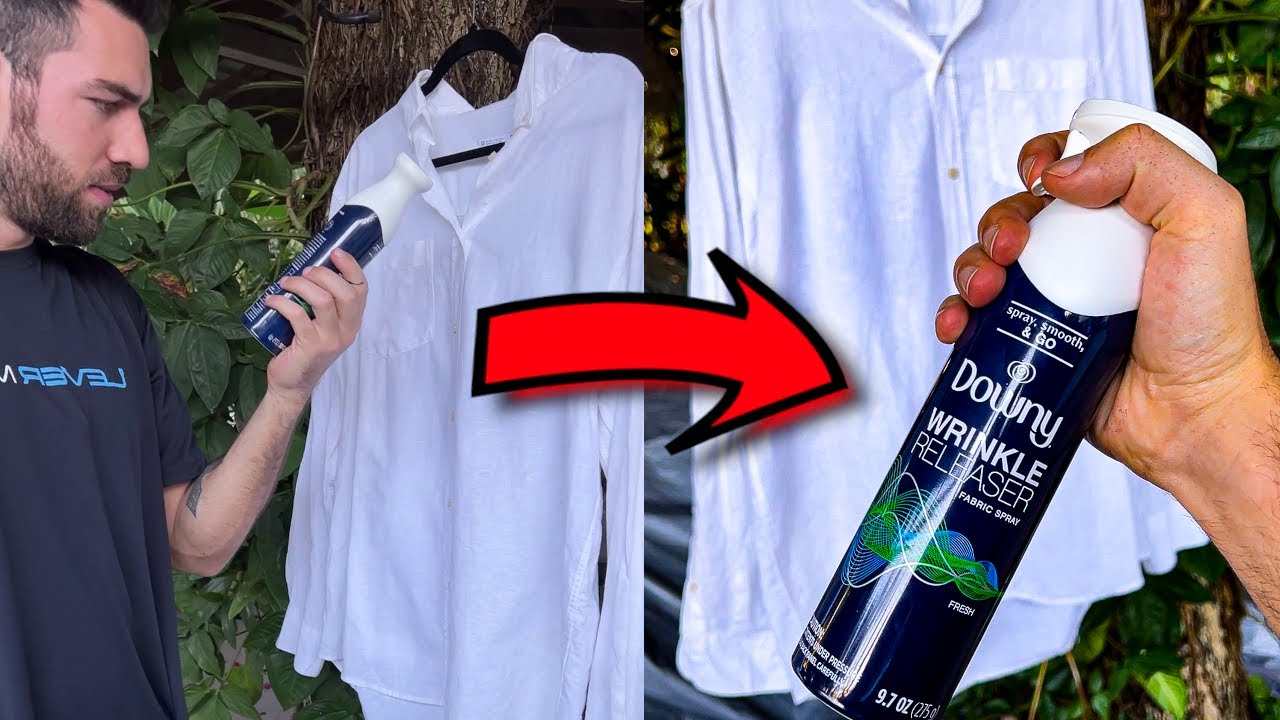 MÁGICA! Este Spray Desamassa Qualquer Peça de Roupa em SEGUNDOS! 🚀👗 ...