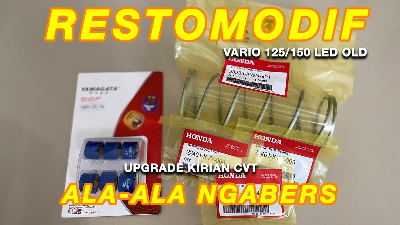 RESTOMODIF VARIO PROPER #3 - UPGRADE CVT VARIO 125/150 LED OLD (SPEK ...