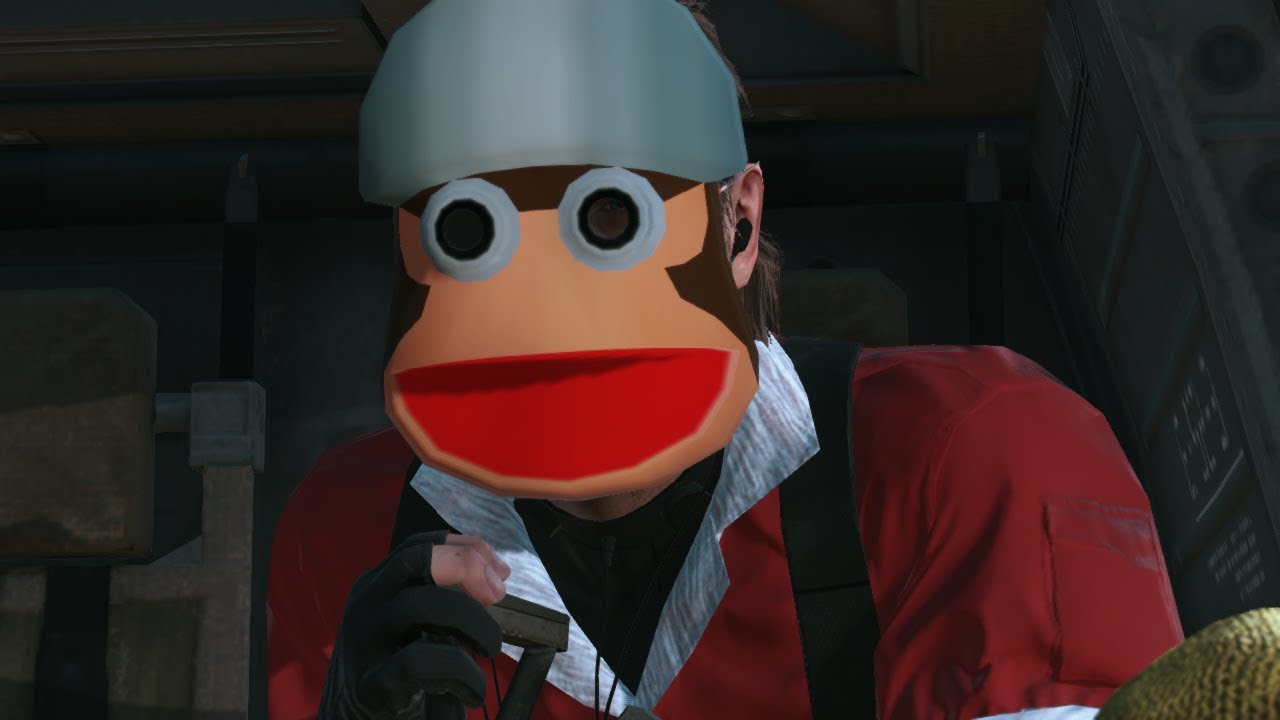 MGSV Monkey Mask Mod - YouTube