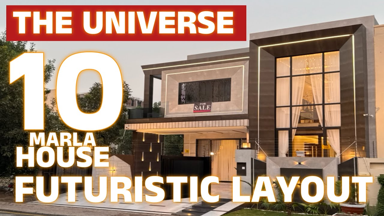 FUTURISTIC LAYOUT 10 Marla House for sale Bahria Town Lahore - YouTube
