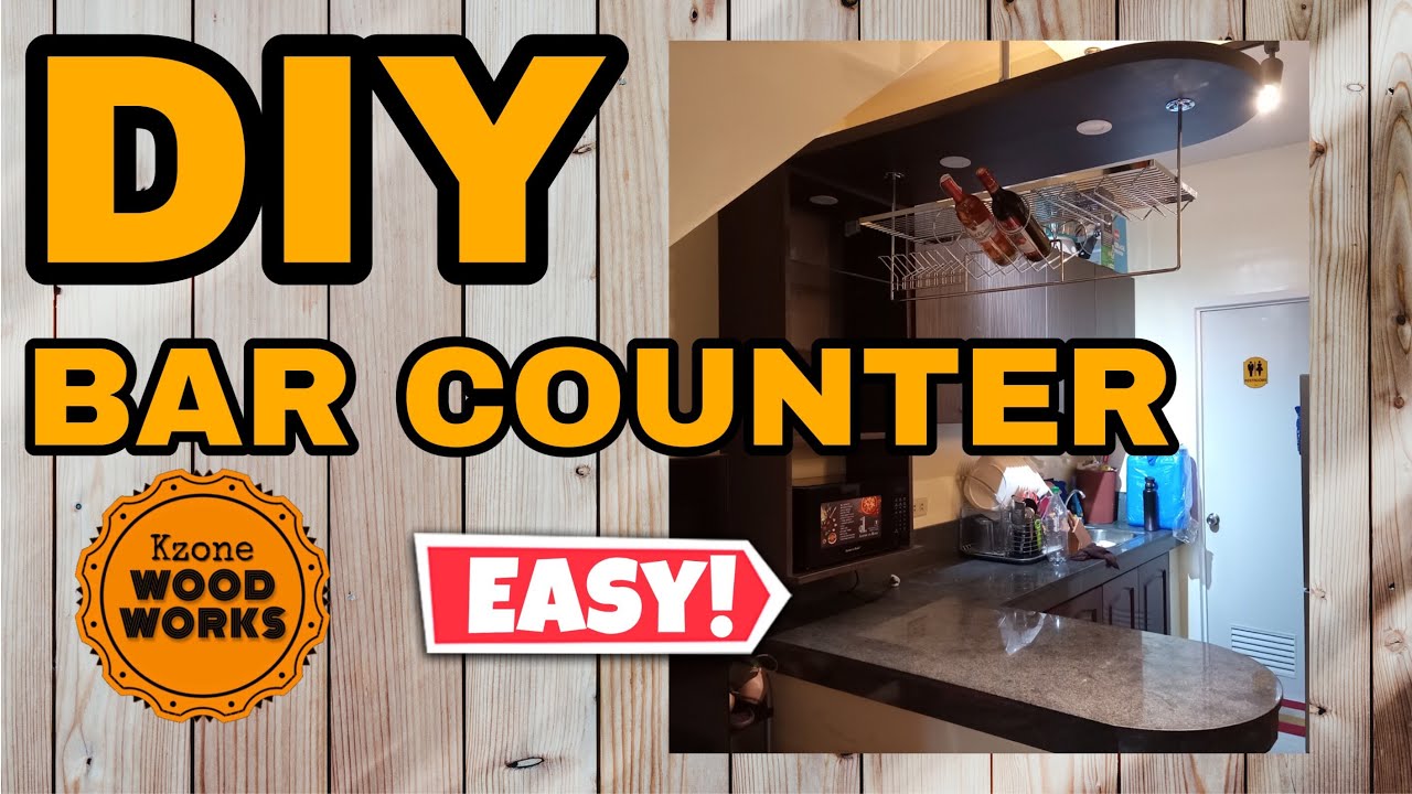 Paano Gumawa ng Bar Counter / How To Build A Bar Counter - Easy Steps ...