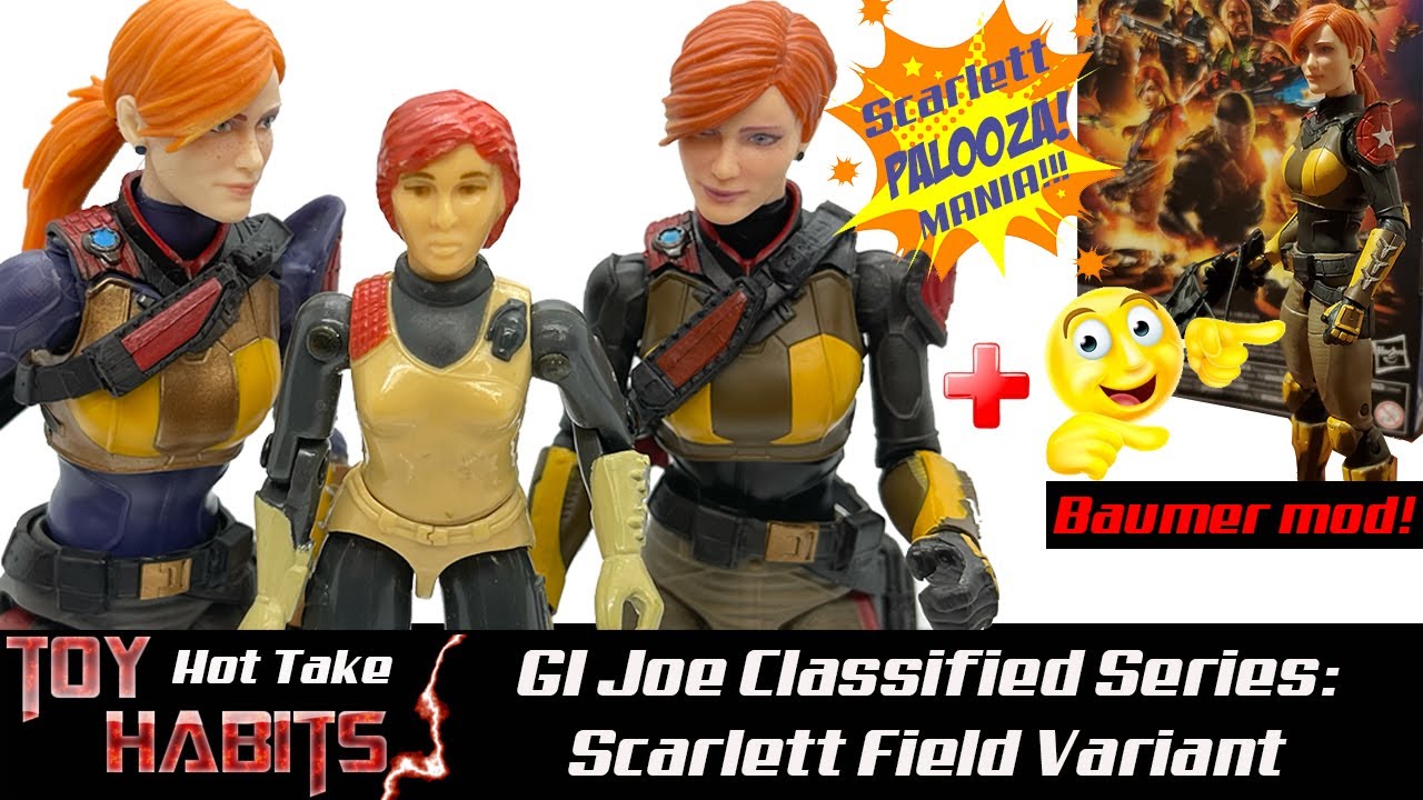 Scarlett GI Joe Classified Series Field Variant Review + Version 1 ...