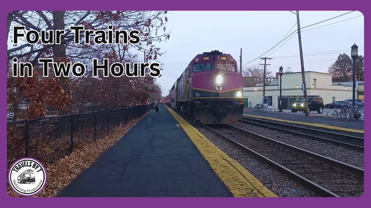 Four Trains in Two Hours - YouTube