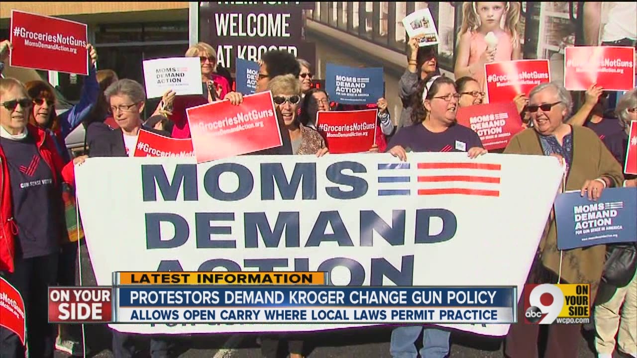 Anti-open carry group to protest Kroger meeting - YouTube