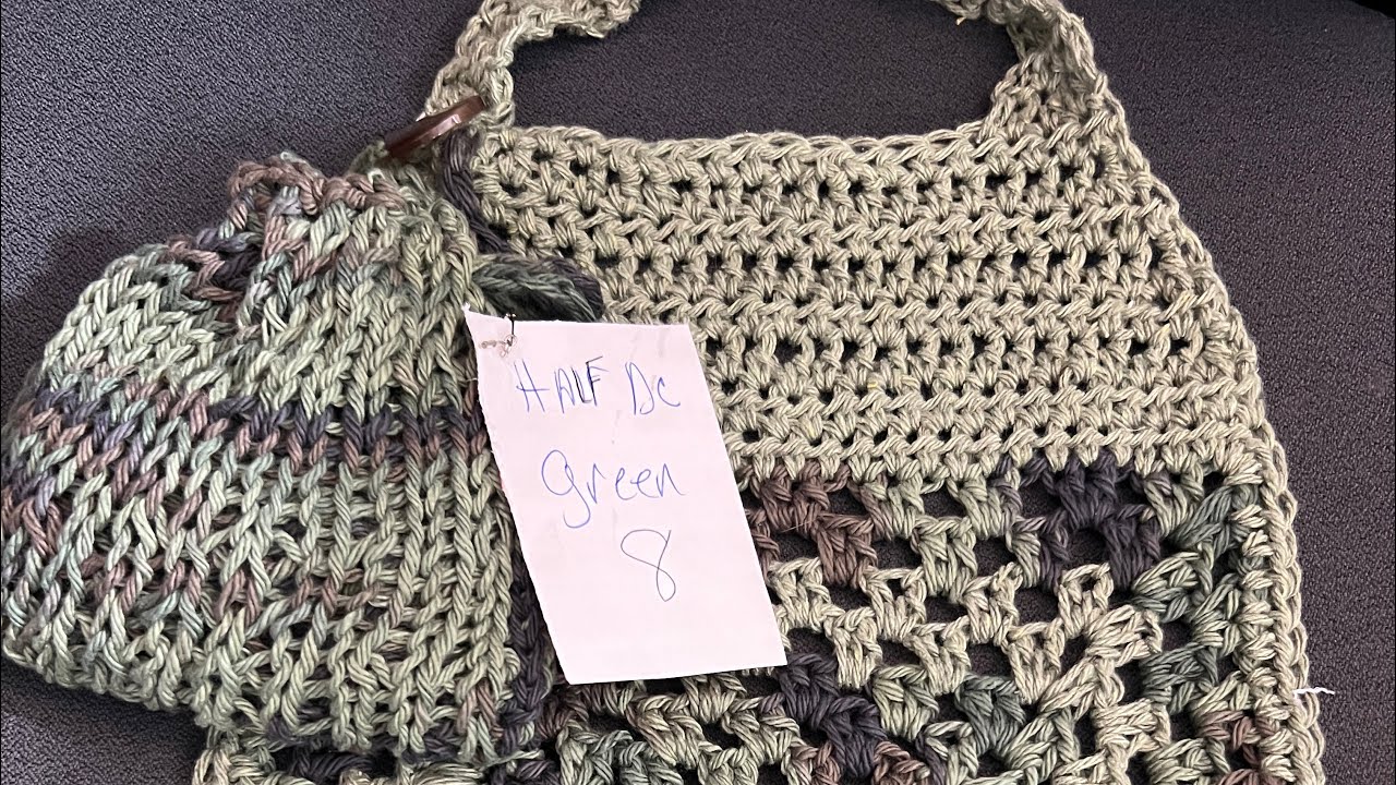 Santa Cloth Challenge Day 8 Half Double - YouTube