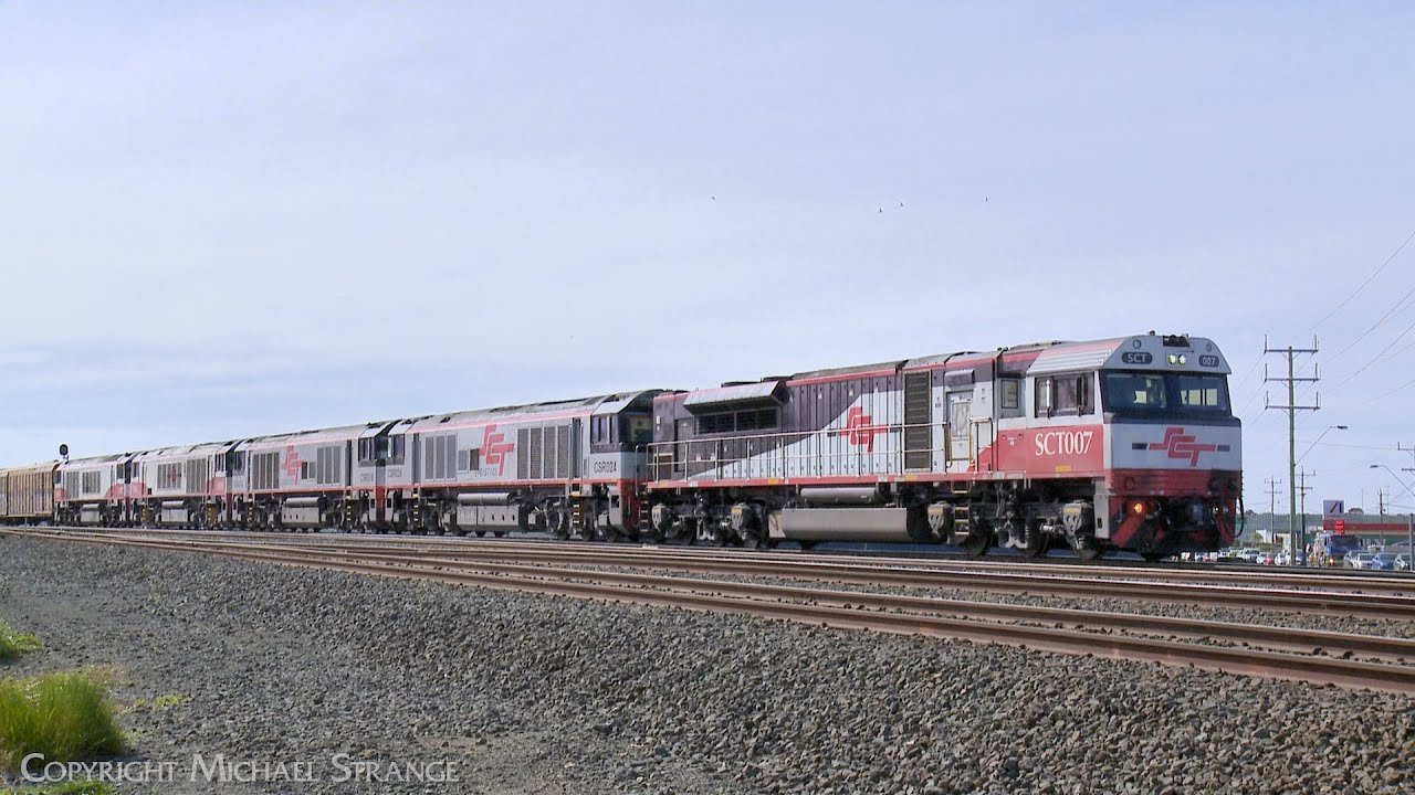 SCT 1PM9 Mixed Freight & Steel Train At Anakie Loop (14/9/2022 ...