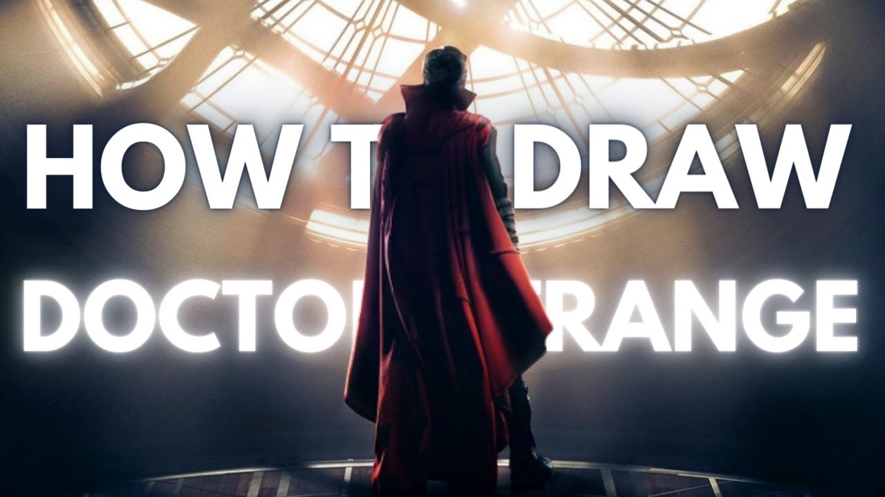 How to draw.... Doctor Strange..step by step tutorial...👍👍👍 - YouTube