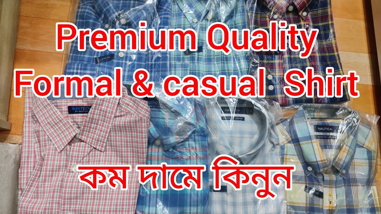 Original Export Shirt || Premium Quality Formal & Casual Shirt (স্টক ...