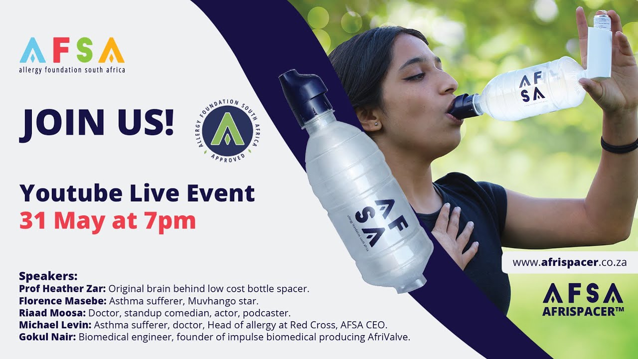 AfriSpacer™ Youtube live event with guest speaker Professor Heather Zar ...