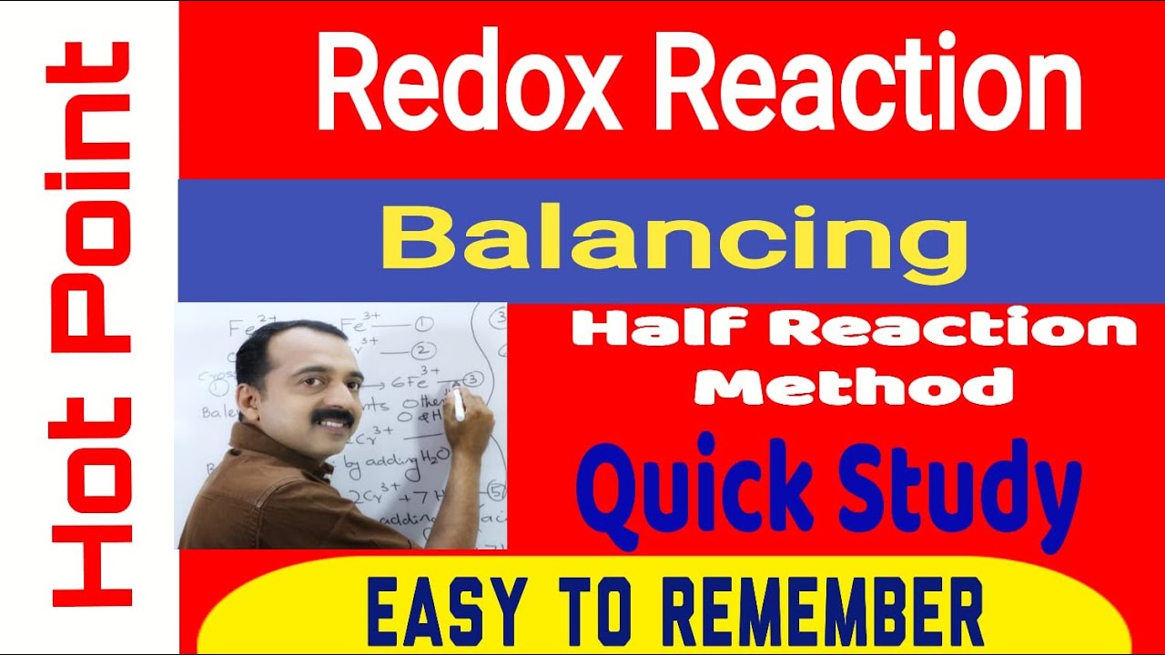 Half Reaction Method - Redox Reaction - YouTube