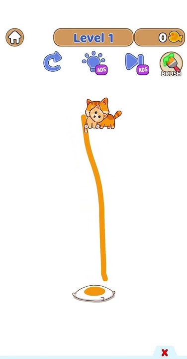 Cat Rush Puzzle - Draw to Save | iOS game | - YouTube