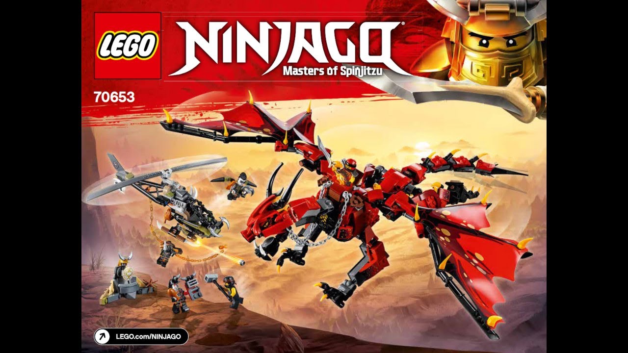 LEGO Instructions | NINJAGO | 70653 | Firstbourne | Hunted - YouTube