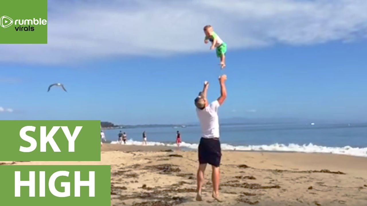 Father and son demonstrate the importance of trust - YouTube
