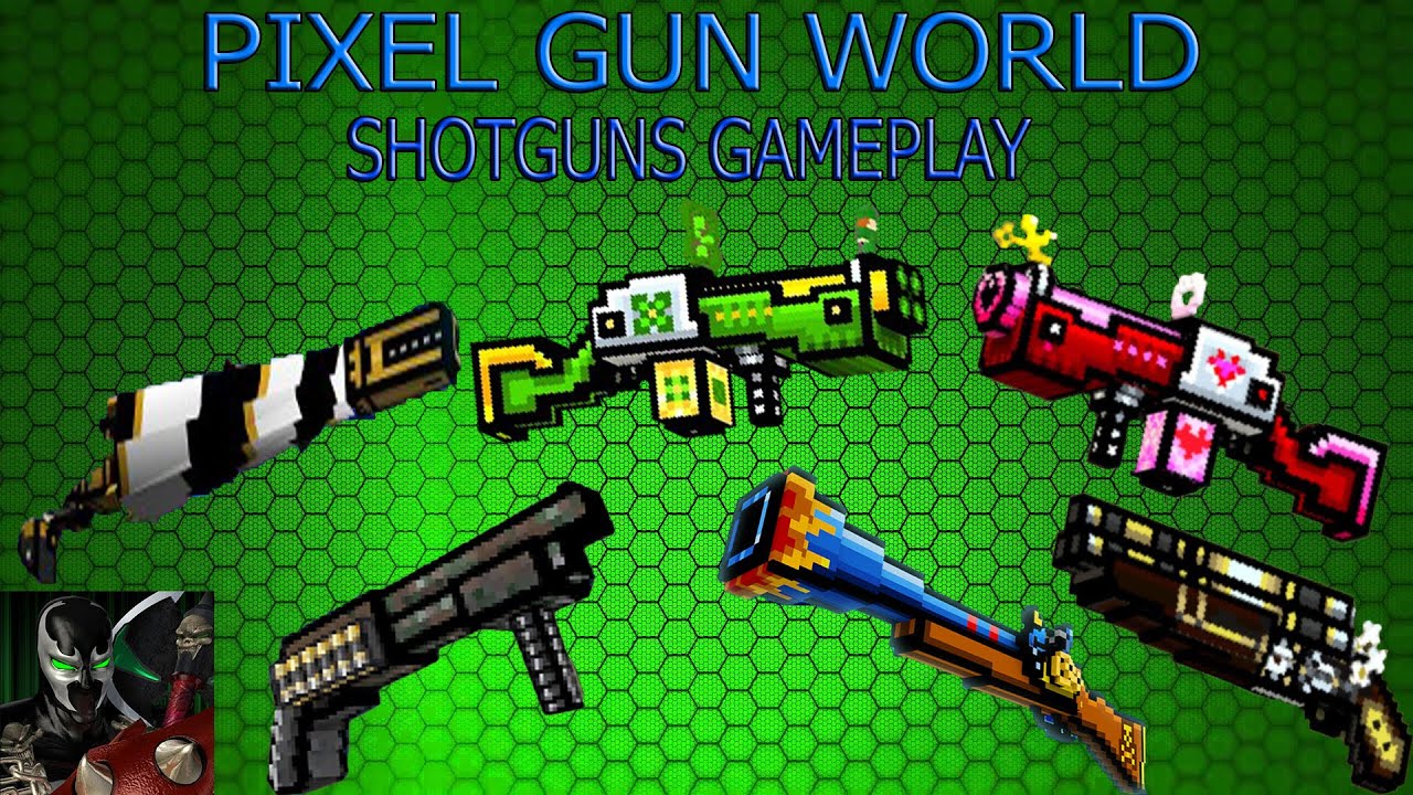 Pixel Gun World - Shotguns Gameplay - YouTube