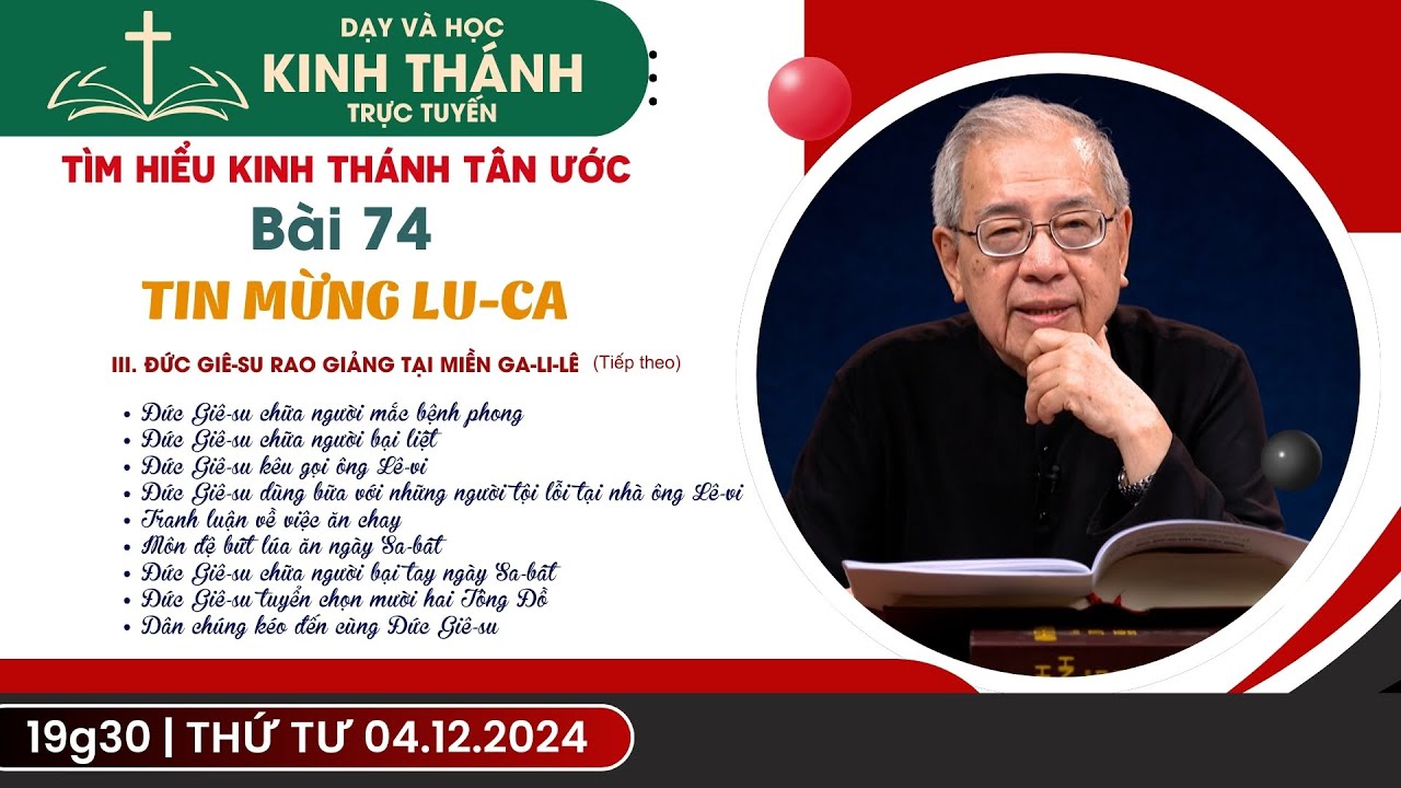 📖 Bài 74: III. ĐỨC GIÊ-SU RAO GIẢNG TẠI MIỀN GA-LI-LÊ (buổi 2) - YouTube
