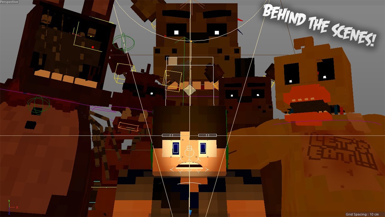 "The Night 6..." | Behind the Scenes | Minecraft Five Nights at Freddy ...