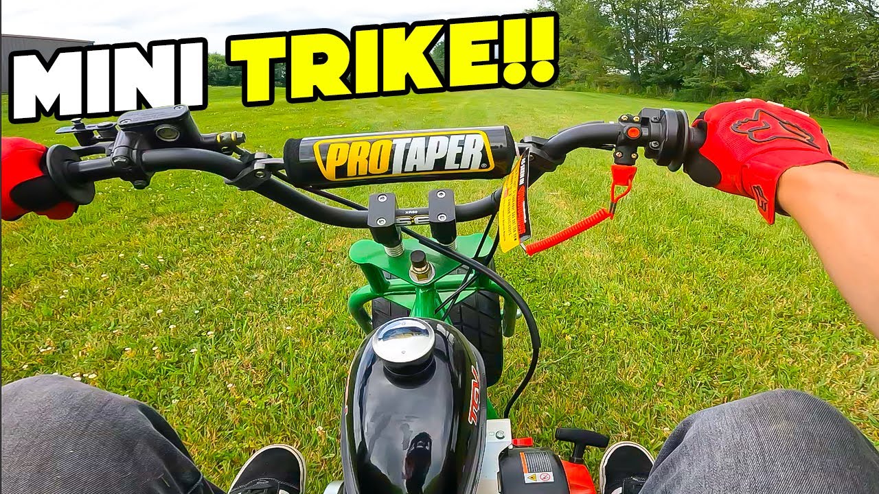 Ripping On A TGV 212cc Mini Trike POV!! - YouTube