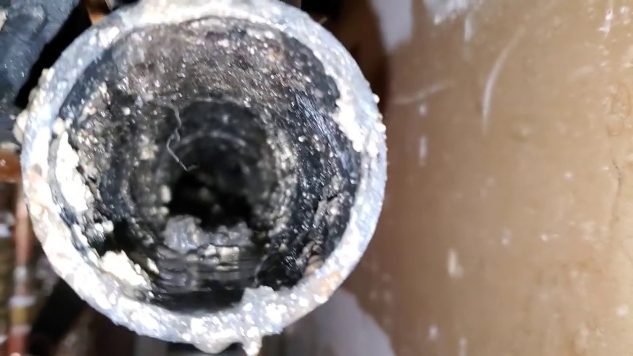 Checking Inside of Kitchen Sink Drain Pipe After Clearing Massive Clog ...