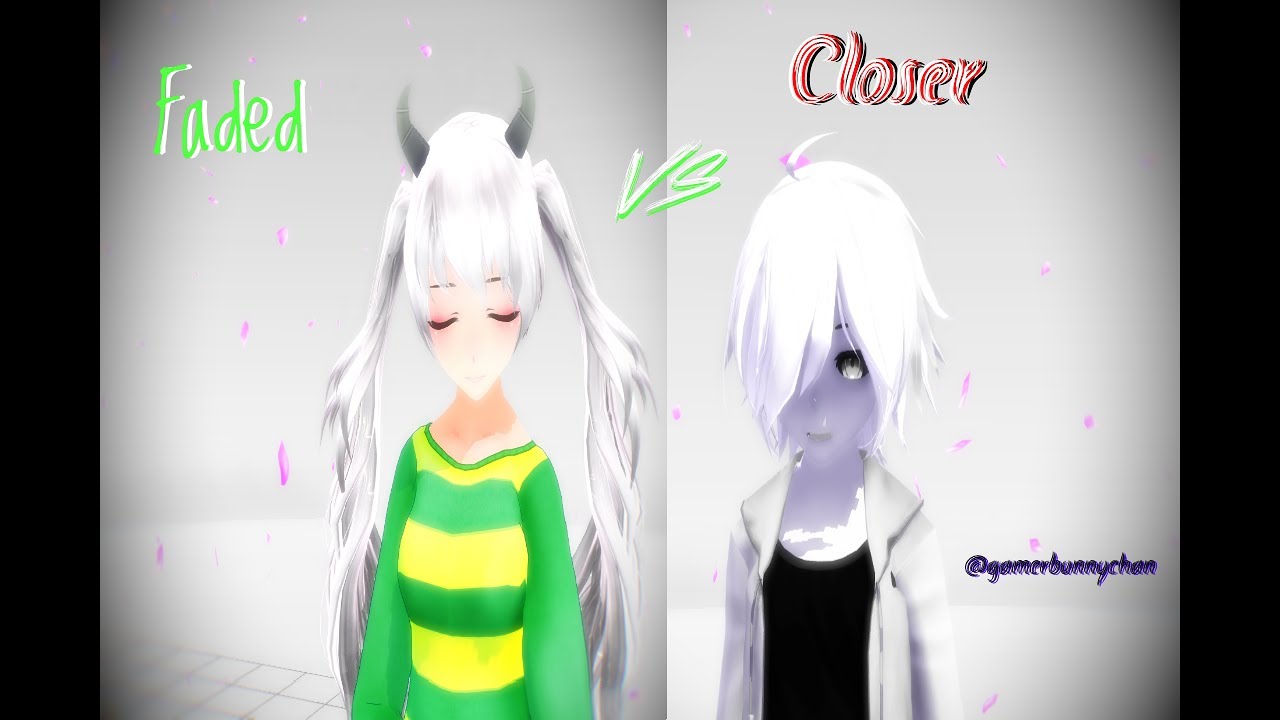 [Faded vs Closer] Fem!Asriel vs Cross!Chara - YouTube