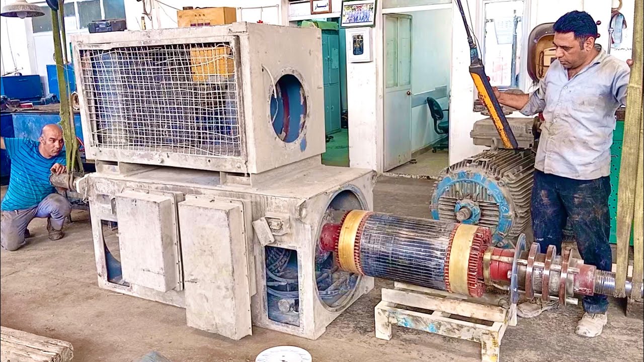 everything about the electric motors|| Electric motor assembly 370kw ...