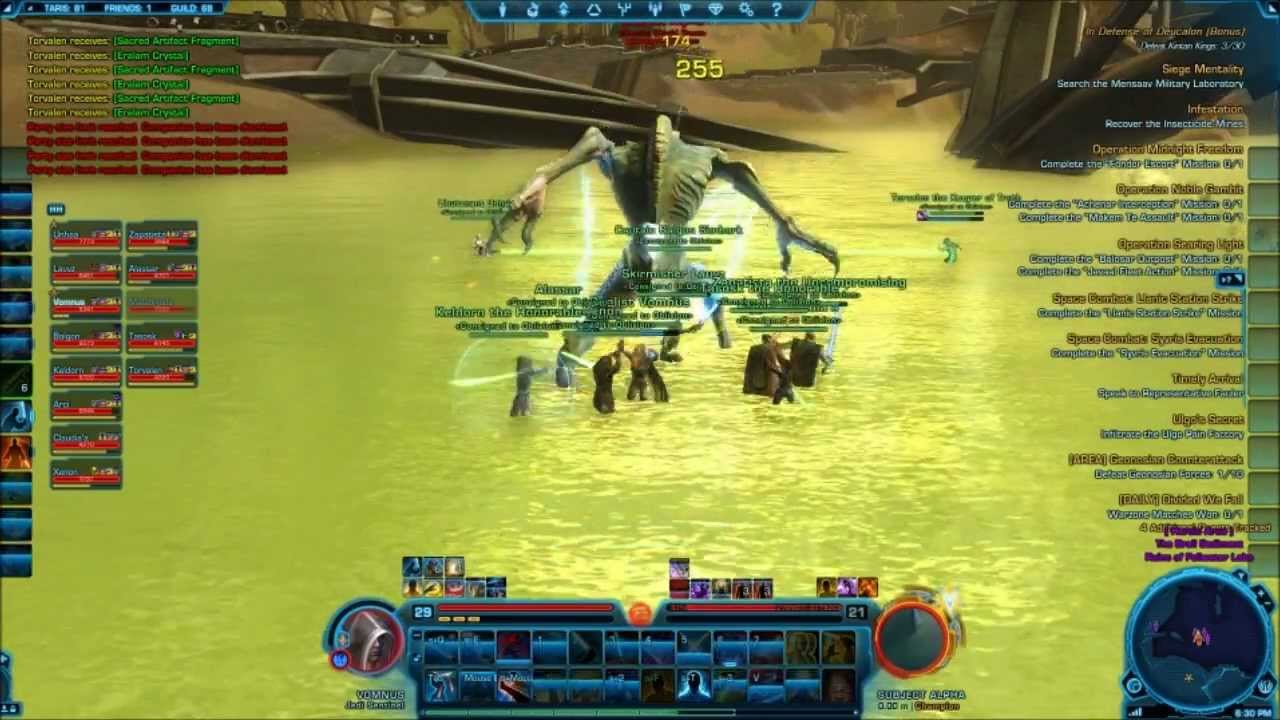 Swtor Guild 16 man Raid - Subject Alpha - Consigned to Oblivion - YouTube