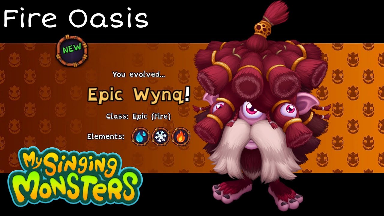 How to get Epic Wynq - Fire Oasis (My Singing Monsters 4.1.2) MSM - YouTube