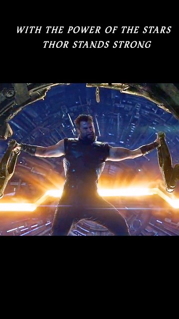 WITH THE POWER OF THE STARS THOR STANDS STRONG #marvel #edit #avengers ...