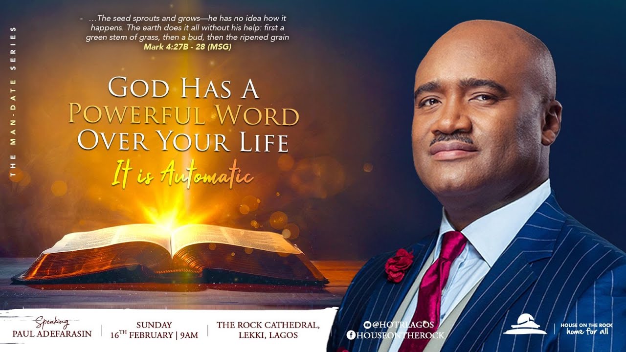 GOD HAS A POWERFUL WORD OVER YOUR LIFE: IT IS AUTOMATIC | Sunday ...